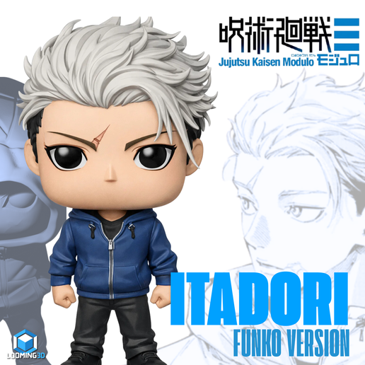 👾 Yuji Itadori – Jujutsu Kaisen Modulo/Module | Funko Style STL for 3D ...