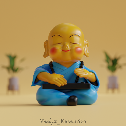 STL file Monk 🏢 (OBJ)・3D printable model to download・Cults