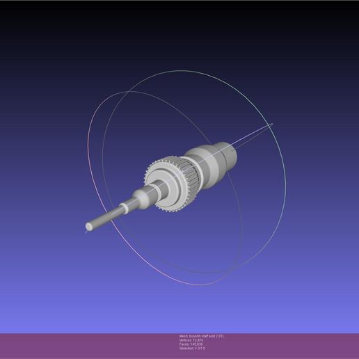 ⭐ Star Wars Boushh Staff・ STL File for 3D printing・Cults