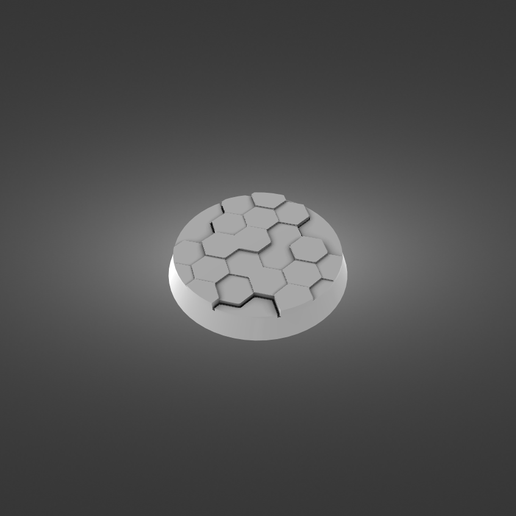 🎲 Hexagonal theme bases set・ STL File for ・Cults