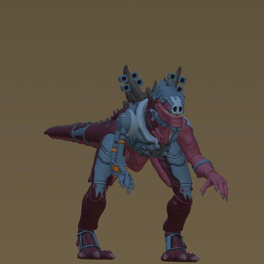 👹 CYBERZILLA ARTICUALTED・ STL File for 3D printing・Cults