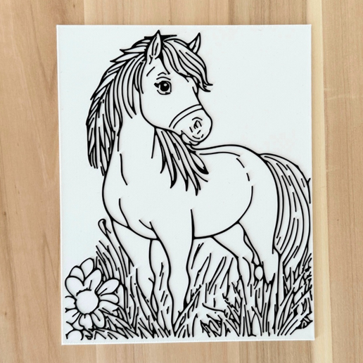 horse printing coloring pages