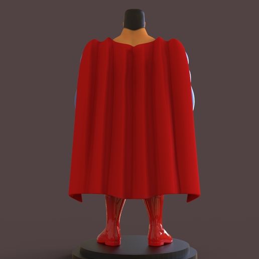 superman cape back view