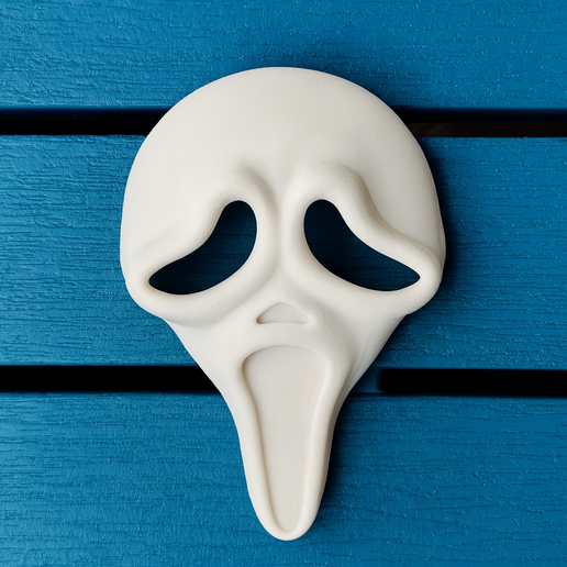 👾 Scream Mask・ STL File for 3D printing・Cults