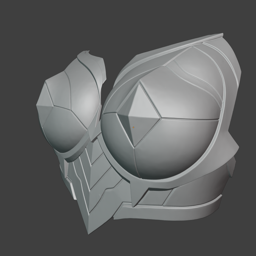 🧑‍ ️ Mecha Pilot Bra Armor・ STL File for 3D printing・Cults