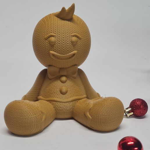 🎄 Christmas Gingerbread Family・ STL File for ・Cults