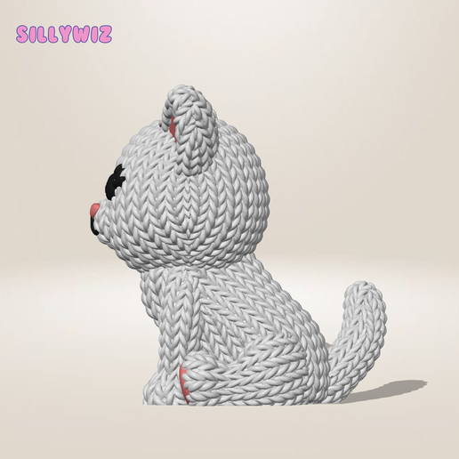 🧑‍🤝‍🧑 Knitted Kitten Couple - Crochet - No Supports・ STL File for 3D ...