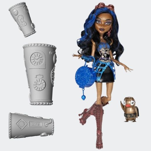 STL file Robecca Steam, Bracelet, Monster High 😤 ・3D printable design ...