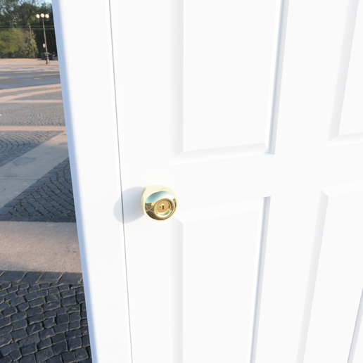 🚪 Door + Door Frame + Accessories・ STL File for 3D printing・Cults