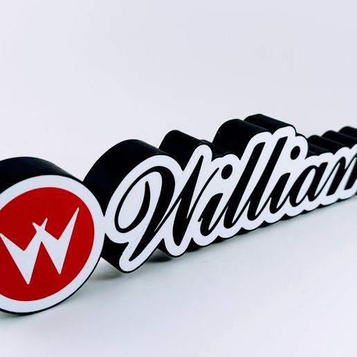 STL file Williams Pinball display piece and magnet sign. 🧲 ・3D ...