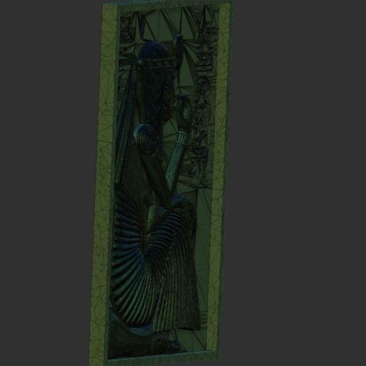 🧒 Egyptian Ramses Ramesses II child steel relief 3d printable model stl ...