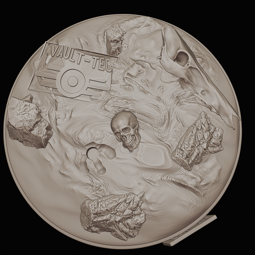 🎲 Deathclaw Fallout Fanart・ STL File for 3D printing・Cults