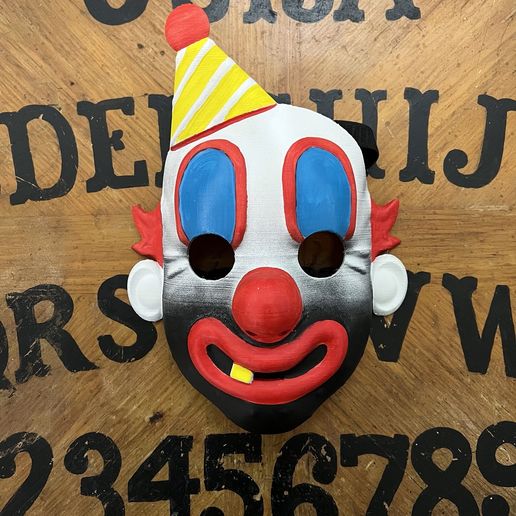Archivo 3MF Máscara de payaso vintage 🎃 ・Diseño de impresión en 3D para ...