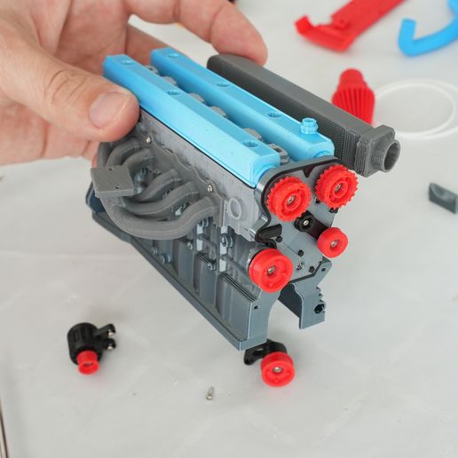 Working 2Jz Engine Fully 3d printed - Cults3D 3D Model | 3Drop