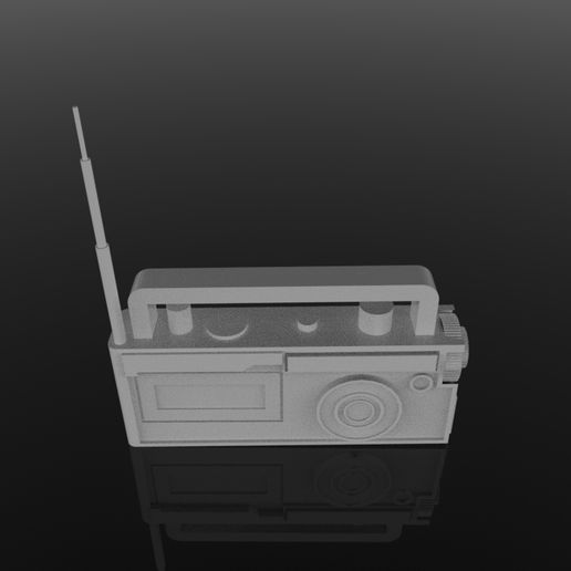 📻 Vintages Radio・ STL File for 3D printing・Cults