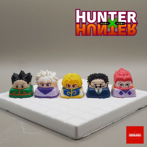 STL file Keycaps Hunter X Hunter 🏹 ・3D printing template to download・Cults