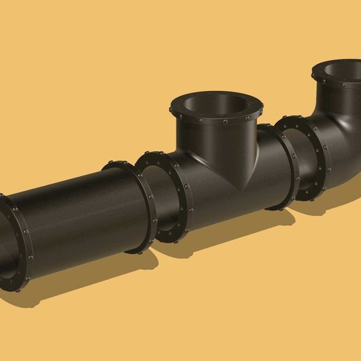 🏠 Miniature Sewer Pipe 1/12 scale for Diorama, Doll House・ STL File for ...