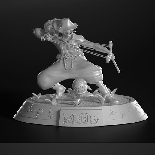 💬 USOPP - One Piece・ STL File for 3D printing・Cults