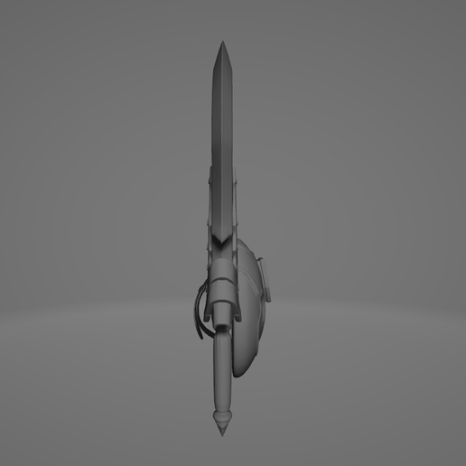 STL file MONSTER HUNTER WORLD KJARR SWORD AND SHIELD 👹 (OBJ)・Model to ...