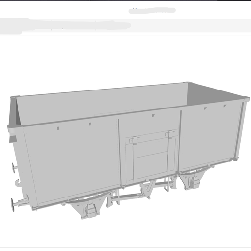 🛤️ N Gauge 16 Ton Mineral Wagon - Model Railway Wagon・ STL File for 3D ...