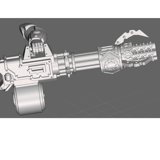 Free 3MF file Dusty Boy chain gun 👦 ・3D print design to download・Cults