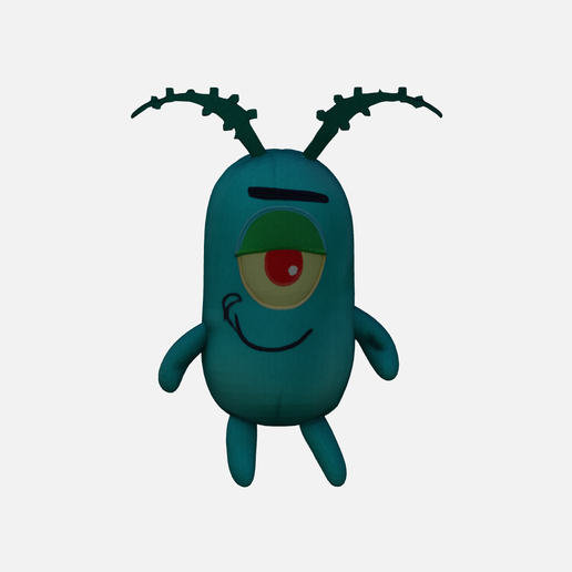 STL file Plankton SpongeBob 🗿 ・Template to download and 3D print・Cults