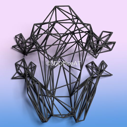 STL file Frog statue wire frame - resin print 🐸 (OBJ)・Design to ...