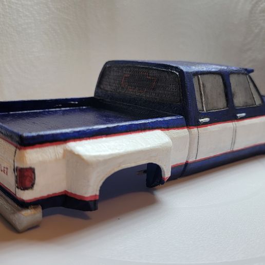 🚙 SCX24 K30 Chevrolet Dually (155mmWB)・ STL File for 3D printing・Cults
