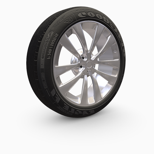 Archivo STL Land Rover Range Rover Evoque Wheel (Rim + Tyre) 🛞 (OBJ y ...