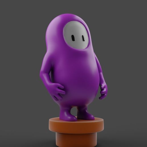 Download Stl File Fall Guys • 3d Printable Design ・ Cults