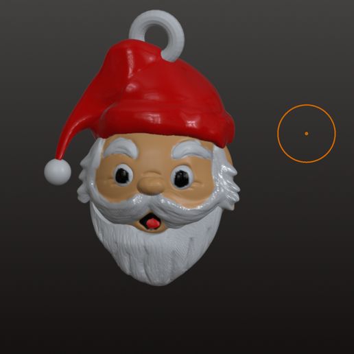 STL file Santa Claus keychain 🎅 ・Model to download and 3D print・Cults