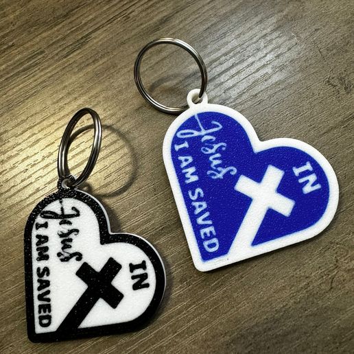 🔑 Christian Key Ring・Free 3MF File for 3D printing・Cults