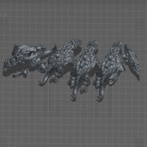 🛰 Barbaunts miniature stl space marine wargame tabletop STL・Archivo 3D ...