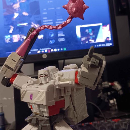 🤲 Interchangeable hands and maces for Siege Megatron・ STL File for 3D ...