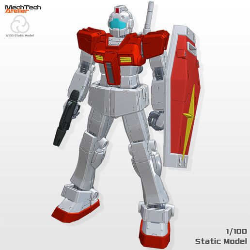 🤖 RGM-79 GM [Mass-produced/Standard]・ 3D File for 3D printing・Cults