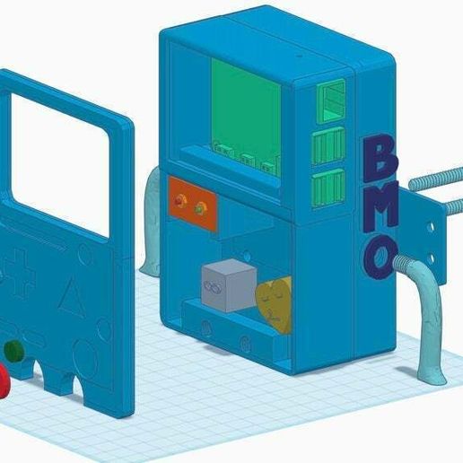 🔧 Raspberry Pi 4 Case - BMO (Adventure Time)・Free STL File for ・Cults