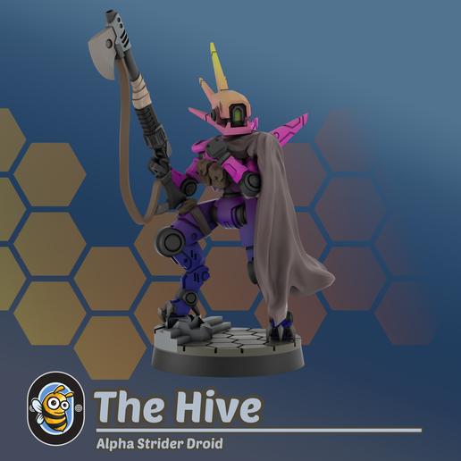 🤖 Alpha Strider Droid (Presupported)・ 3D File for ・Cults