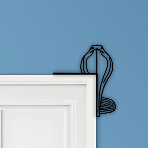 🐍 Snake Door Corner Decor・ STL File for 3D printing・Cults