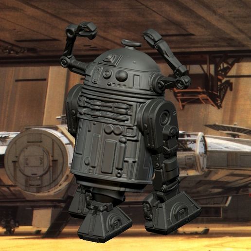 🎨 Starwars R2-D2 – Ralph McQuarrie Concept Art Version – 3D Printable ...