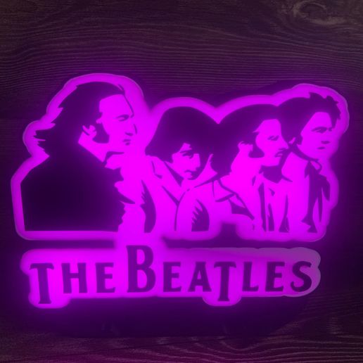 STL file the beatles ledbox 🔦 (3MF)・3D printable design to download・Cults
