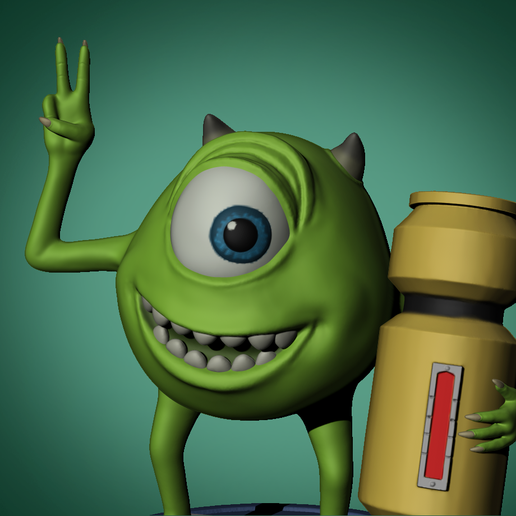 👹 Mike Wasowski・Free STL File for ・Cults