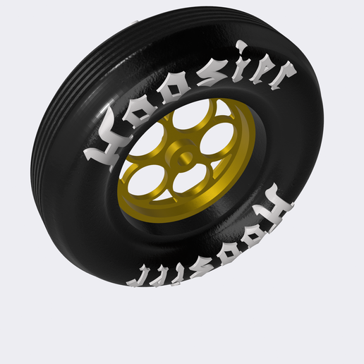🛞 Drag Wheel COMBO Front Weld Magnum 2 15inch Spindle・ STL File for ・Cults