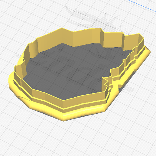 STL file 4 inch Infernal Iron Cookie Cutter 🍪 ・Template to download and ...