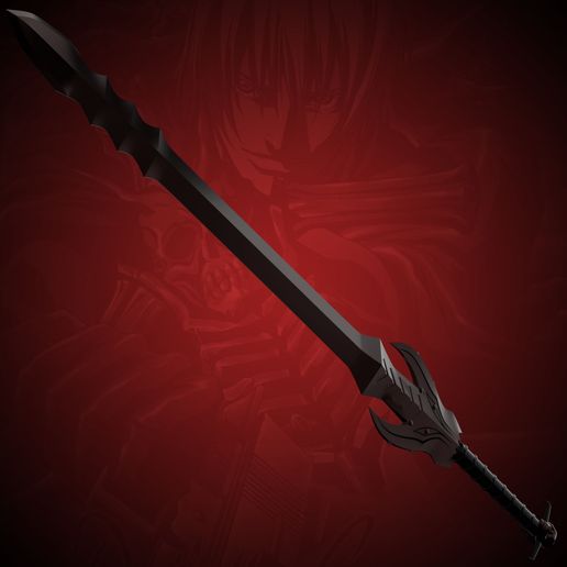 🗡️ MODEUS' SWORD - DMC ANIME (2007) - COSPLAY/FIGURE・ STL File for 3D ...
