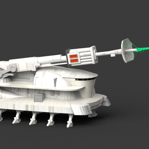 🧨 Self-Propelled Heavy Artillery / (SPHA-TC) - Star Wars・Free STL File ...