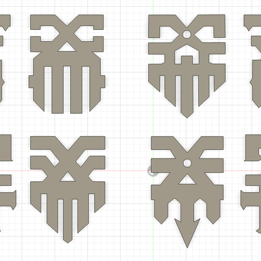 🔣 Symbols for the Blood Legions・Free 3D File for 3D printing・Cults
