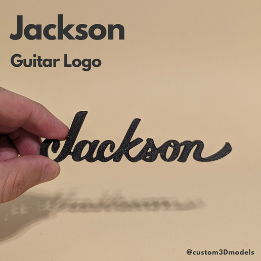 🗝️ JACKSON LOGO AND KEYCHAIN・Free STL File for 3D printing・Cults
