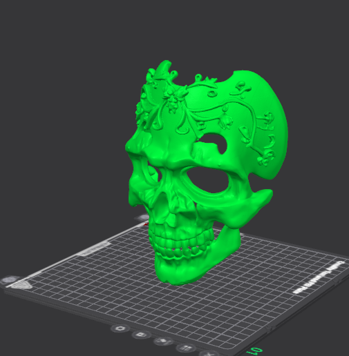 STL file scull mask 🎨 ・3D print object to download・Cults