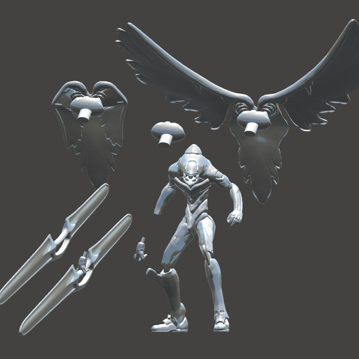 🔚 MASS PRODUCTION EVA UNIT 05 - END OF EVANGELION NEON GENESIS - 2 POSE BUNDLE - ULTRA HIGH ...