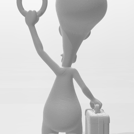 👽 american dad Roger Alien Hanging around・ STL File for 3D printing・Cults